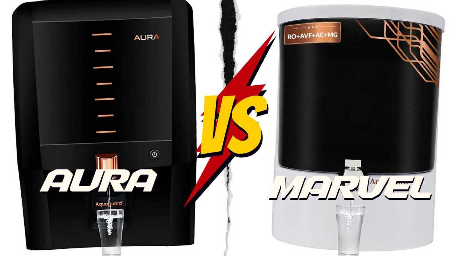 Aquaguard Aura Vs Marvel Copper: Which water purifier is better?